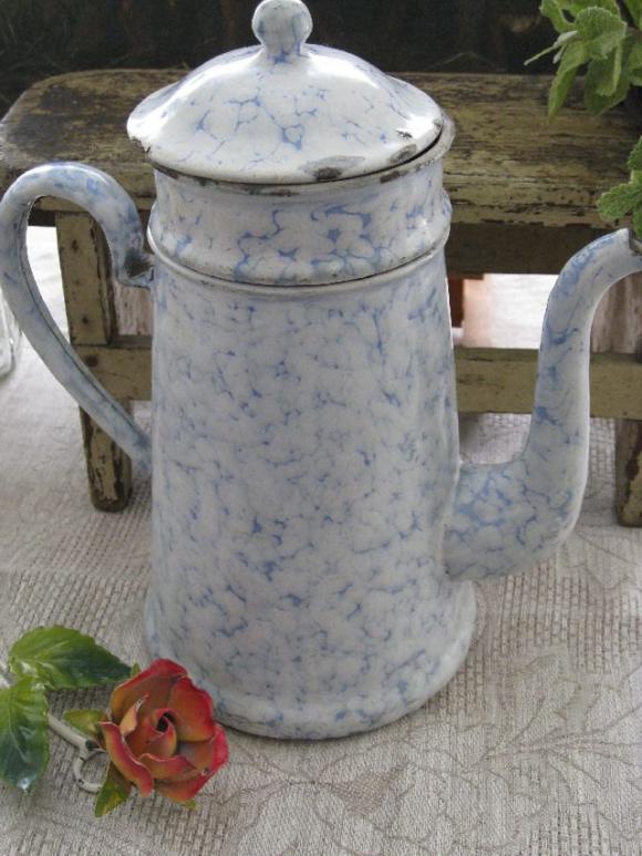 French Vintage ~som~ Enamelware Biggin Coffee Pot 1930s Collectible on ...